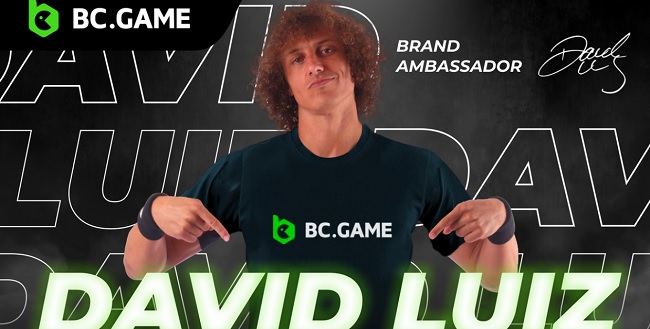 David Luiz agora é o embaixador da BC.GAME