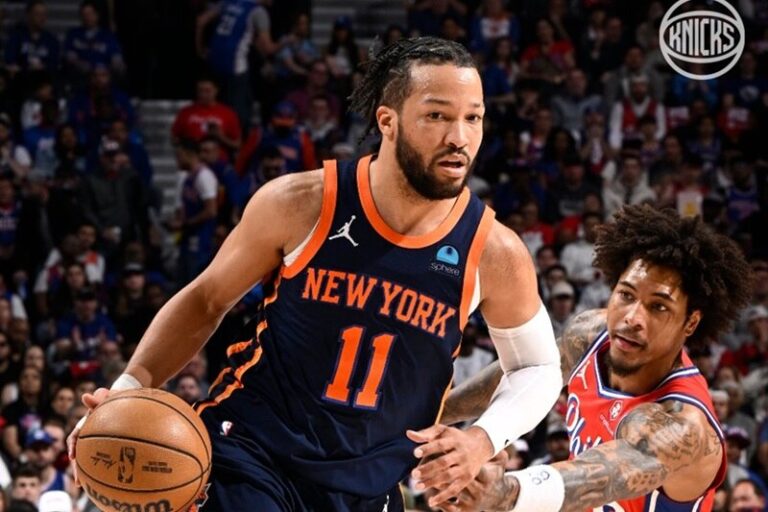 Jalen Brunson marca 47 pontos e lidera vitória do Knicks sobre o 76ers